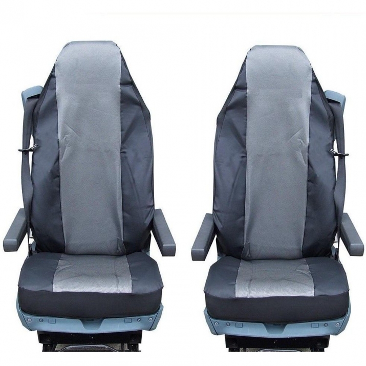 Калъф/тапицерия за седалки Flexzon за SCANIA R 620, 580, 560, 440, 500, 480, Сиви | Flexzon.com