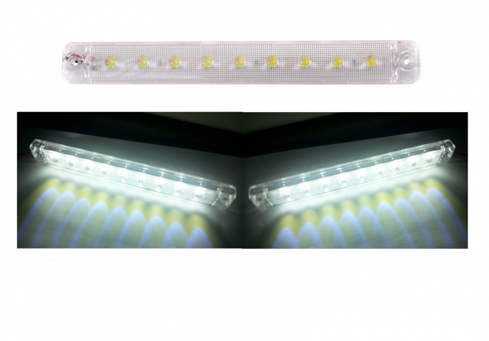 9 LED 12V БЯЛ МАРКЕР СВЕТОДИОДЕН ГАБАРИТ | Flexzon.com