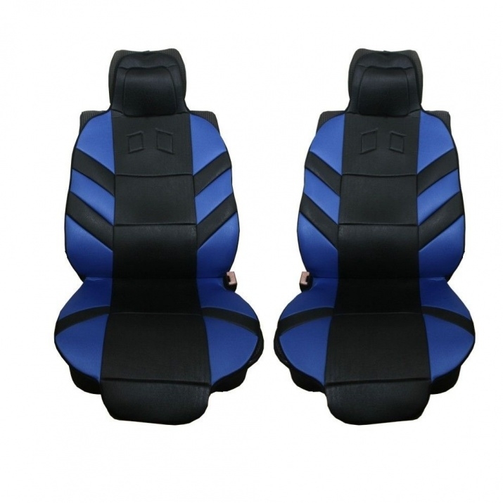 Луксзони калъфи тапицерия за седалки тип масажор с лумбална опора Flexzon масажор bg7, сини ...