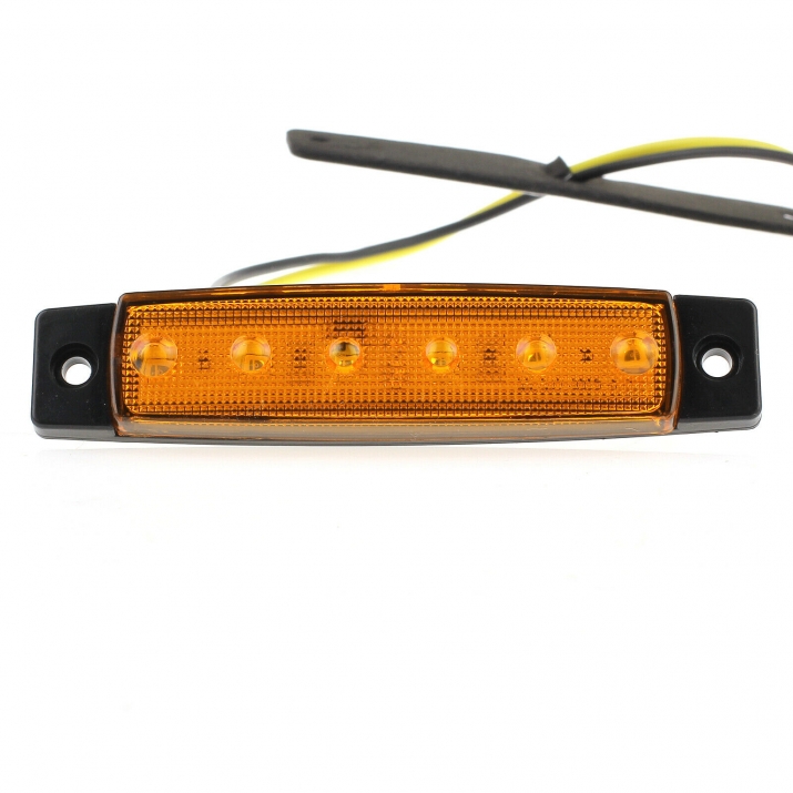 Светодиоден Маркер габарит токос рибки рибка светлина със 6 Led