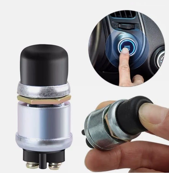 Универсален старт бутон за запалване палене 12V клаксон тромба | Flexzon.com